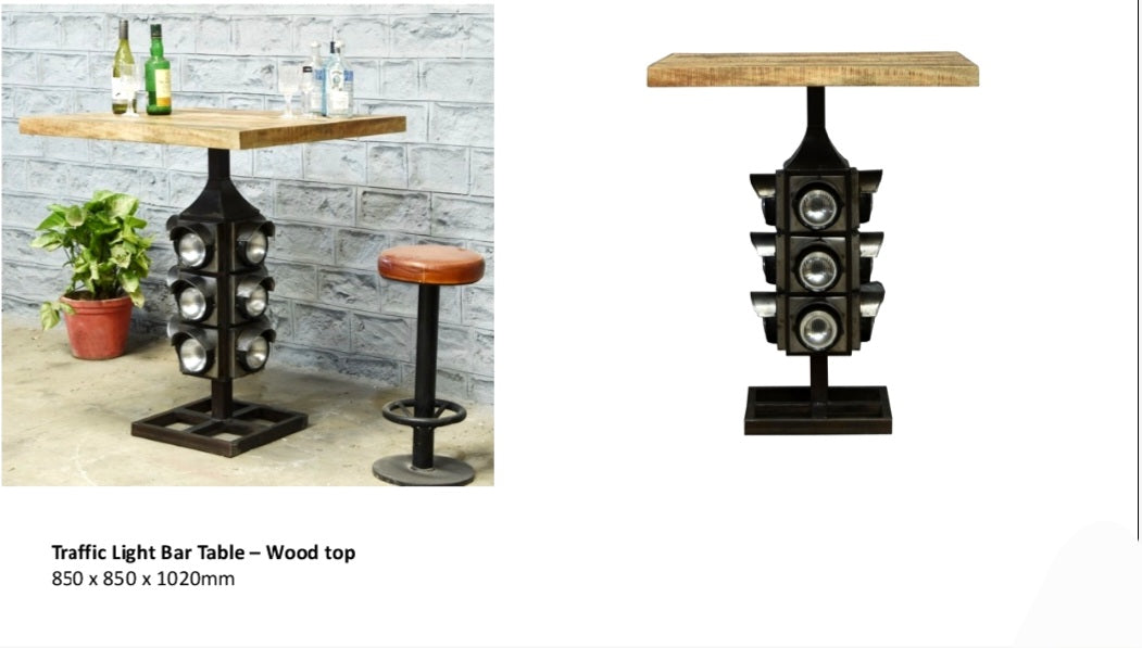 Traffic Light Bar Table – Danie Du Toit Furnishers